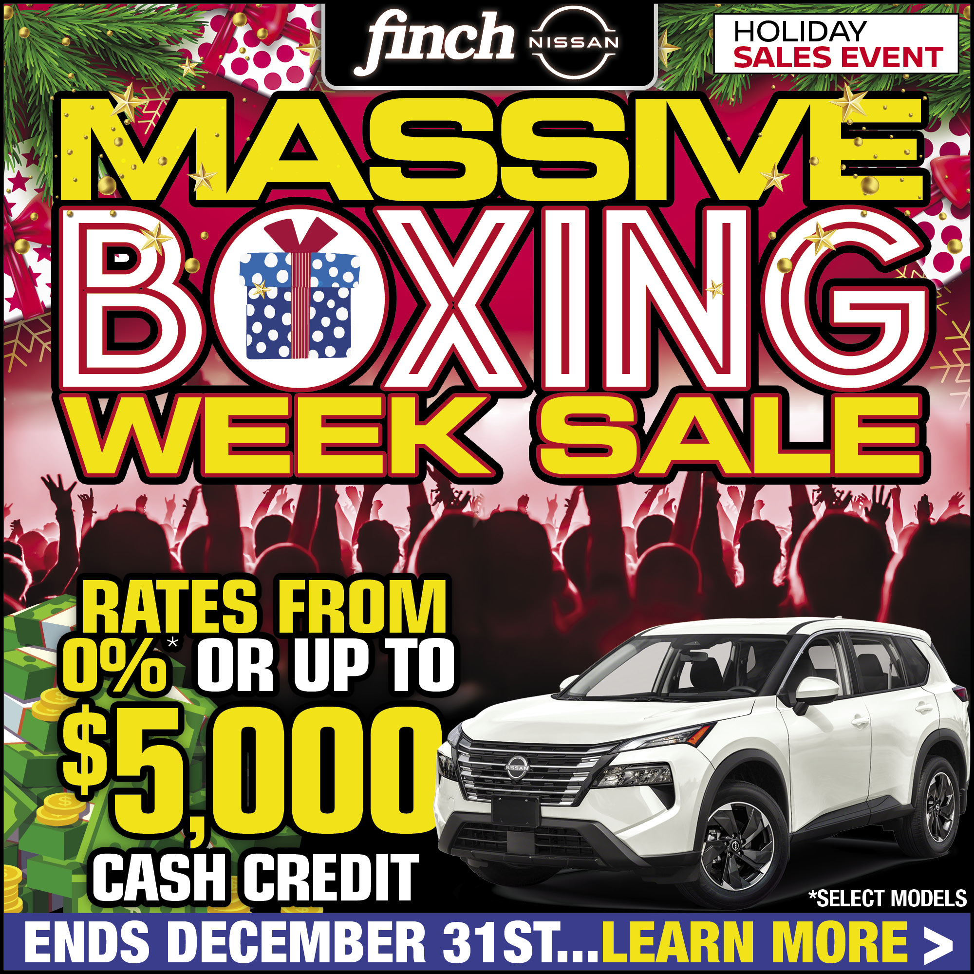 Biggest Boxing Week EVER! - Finch Nissan